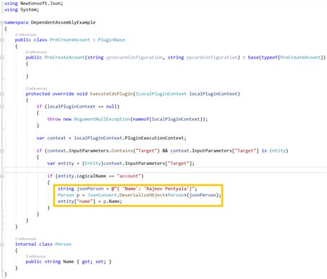 [step by step] dataverse plugins using dependent assemblies