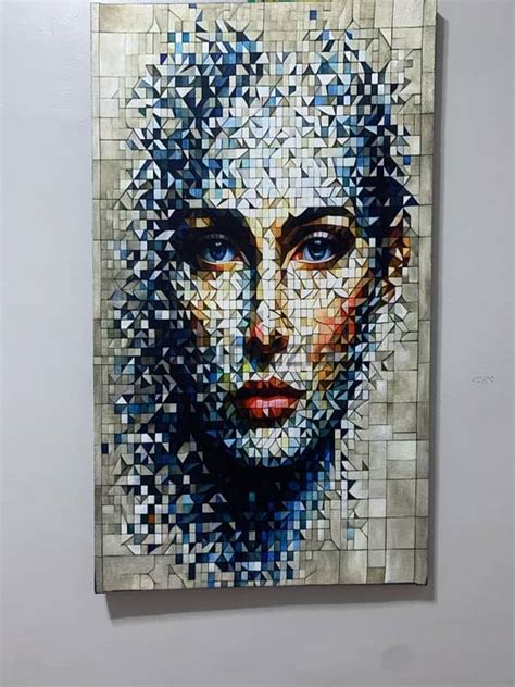 بوستر بصور 4k رسمه علي قماش مش بوستر بنر تريند جديد ديكورات منزل