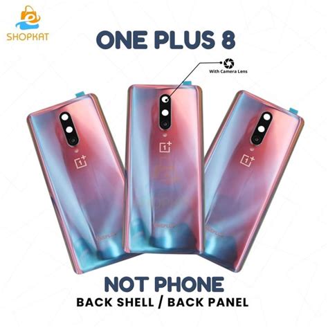 Oneplus 8 Battery Back Shell Back Panel Body Frame With Camera Lens