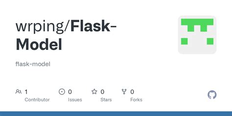 Github Wrping Flask Model Flask Model