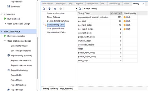 Vivado中进行fpga验证时的timing一直显示警告，需要设置吗 Csdn社区