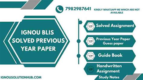 Ignou Blis Solved Previous Year Paper Ignou Solved Assignment