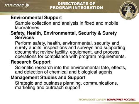 Ppt Directorate Of Program Integration Powerpoint Presentation Free Download Id 1723294