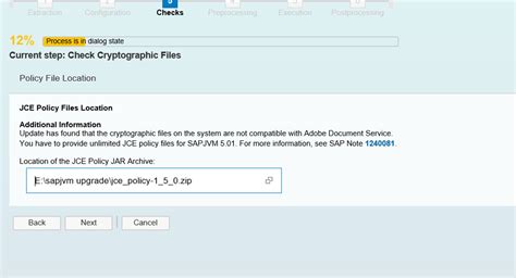 Sapjvm Update Procedure Using Sum With Screenshots Sap Community