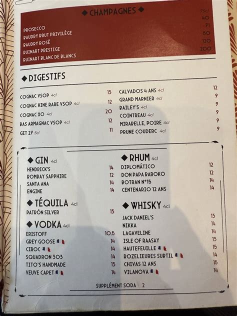 Menu At Le Lutèce Pub And Bar Paris 8 Bd Saint Michel