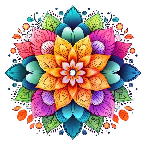 Flower Mandala Illustration Png Vector Psd And Clipart With