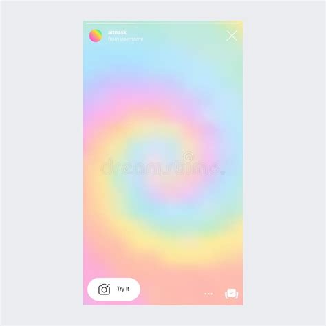 Screen Interface Social Media Application Stock Vector Illustration Of Blogger Create 235575500