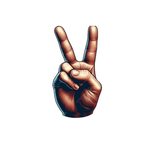 V 표시는 승리와 승리의 몸짓입니다 평화의 표식 V자 손 Png 일러스트 및 이미지 에 대한 무료 다운로드 Pngtree