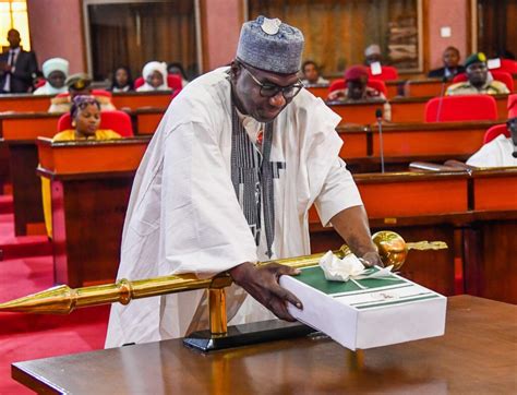 Presentation Of 2024 Appropriation Bill To The Kwha Thescript Nigeria