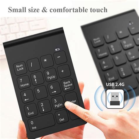G Keyboard Number Wireless Numeric Num Pad Numpad USB External Numbering Keypad Mini Key