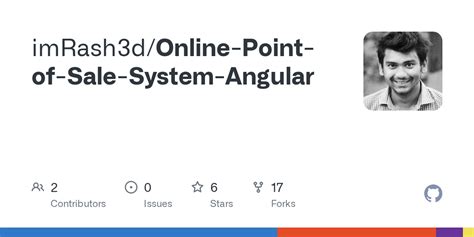 Github Imrash D Online Point Of Sale System Angular