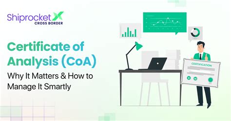 certificate of analysis importance uses and management shiprocket x