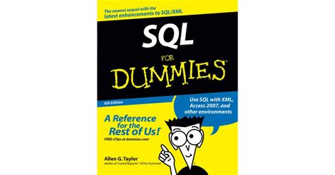 Sql For Dummies® Book