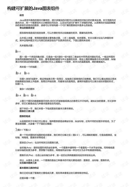 使用java构建可扩展的图表组件详解 Csdn文库