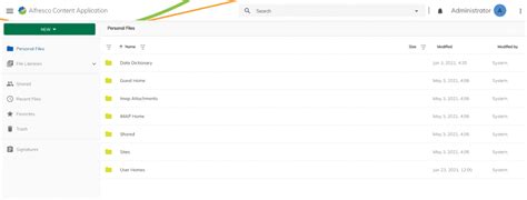 Alfresco Application Development Framework Seed Information Management