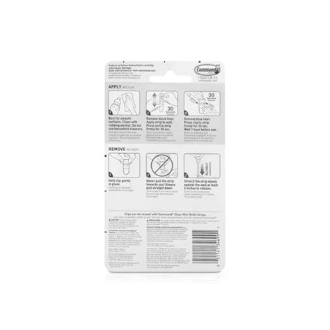 3m Command Clear Decorating Clips With Clear Strips X 20 Spinneys Uae