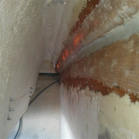 New Tabbing Between Aft Bulkhead And Underside Of Deck Morgan 38