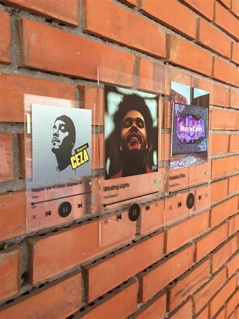 Spotify Glass Spotify Song Plexiglass Music Spotify Plaque Album