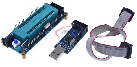 Madong Avr Atmega16 Minimum System Development Board Atmega32 Usb Isp Usbasp Programmer With