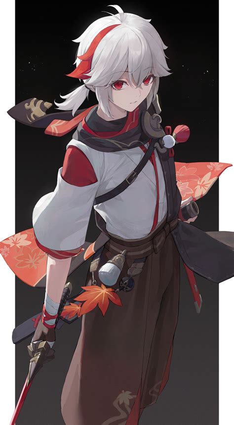 Ebiri Fy Kaedehara Kazuha Genshin Impact Commentary Request Highres