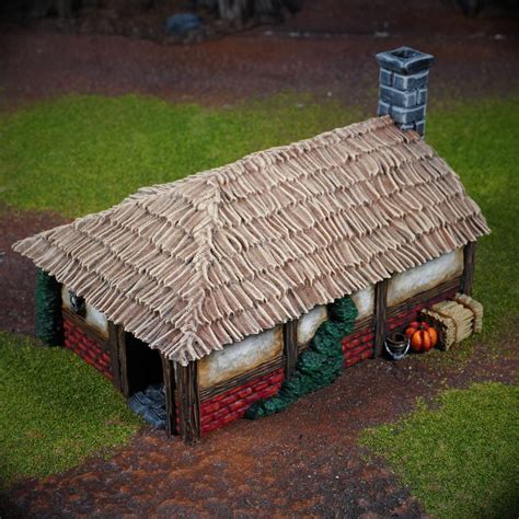 Halfling Farm House With Dog Kennel By Conquest Creations