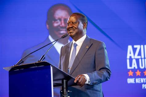 Raila Odinga Confirms He Will Not Attend Todays Presidential Debate
