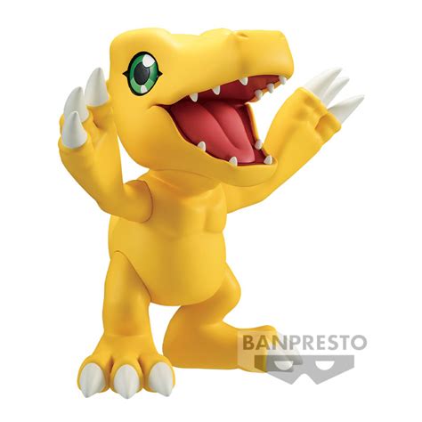 Figure Agumon Digimon Adventure Sofvimates Banpresto Rolko Tech