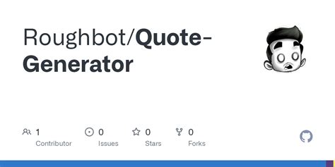 Github Roughbotquote Generator