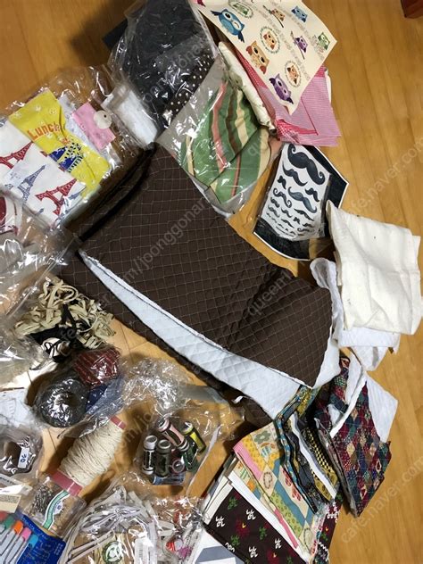 묻지마 원단 Ykk지퍼 라벨 리본 단추 부자재 Diy공예 중고나라