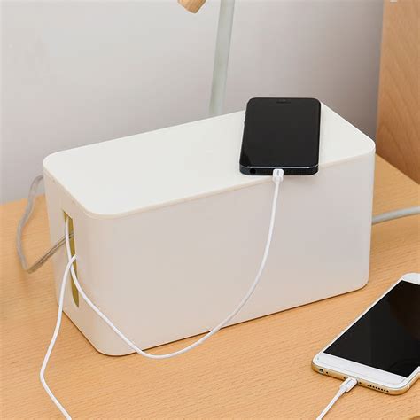 12 805 124 92 Inch Cable Storage Box Wire Management Socket Safety Cable Organizer Container