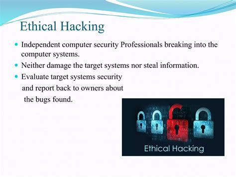 Presentation On Ethical Hacking Ppt