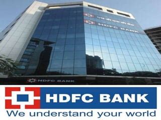 Journey Of Hdfc Bank PPT
