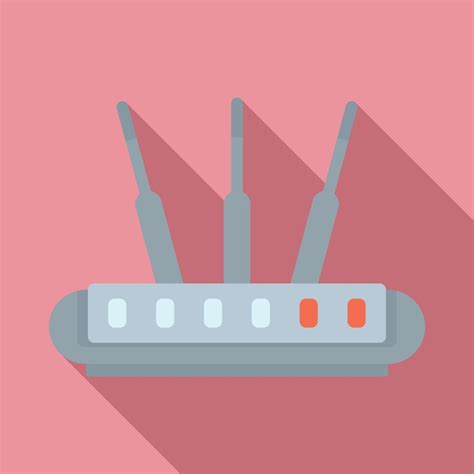 Wireless Router Icon Flat Style Vector Art At Vecteezy