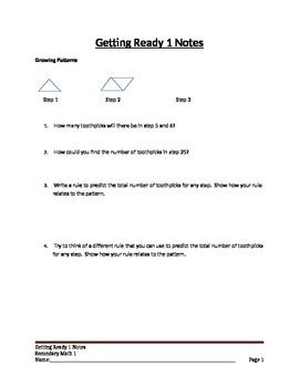 Building Linear Function From A Pattern Explicit And Recursive Linear Equations