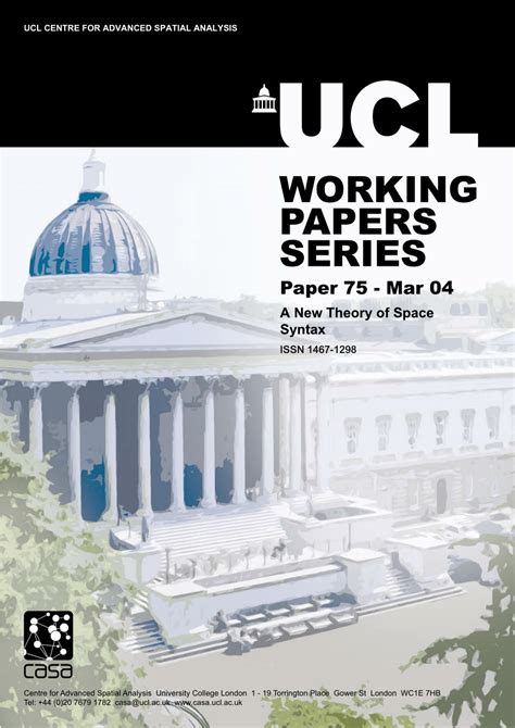 PDF A New Theory Of Space Syntax