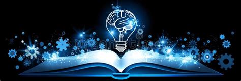 Abstract Technology Background Creative Idea And Innovation With Brain