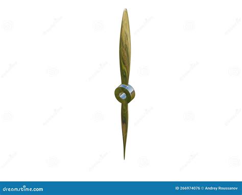 Realistic Modern Propeller 3d Render Stock Illustration