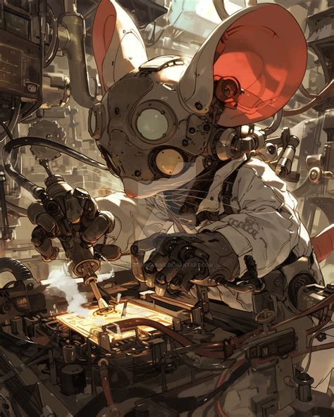 Mecha Inventor Mouse By Cerebricanime On Deviantart