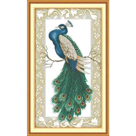 Peacock On The Branch Needlework Kits Uk