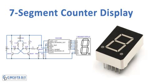 7 Segment Counter Display Using Ic Cd4033