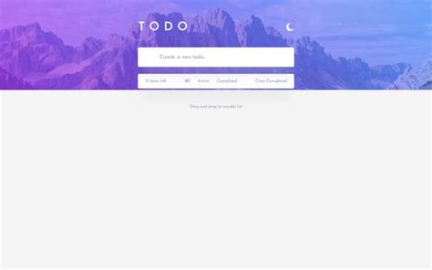 Frontend Mentor A Todo List With Basic Features Coding Challenge Solution