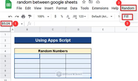 Generate Random Numbers Or Text Between Limits In Google Sheets