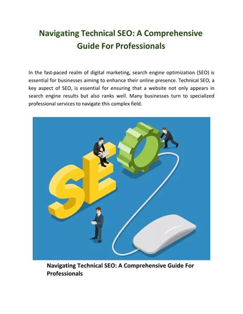 ppt navigating technical seo a comprehensive guide for professionals