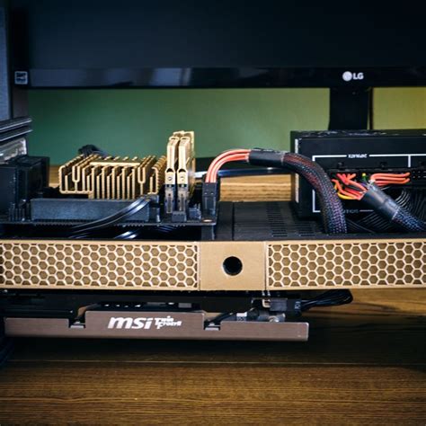 3d Printable Mini Itx Open Frame Desktop Pc Case By S S