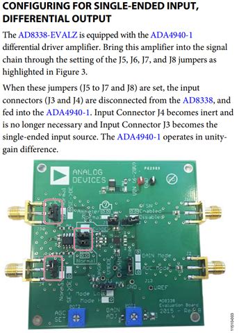 Regarding Output Voltage Fluctuation When Switching Gain Q A Differential Amplifiers And ADC