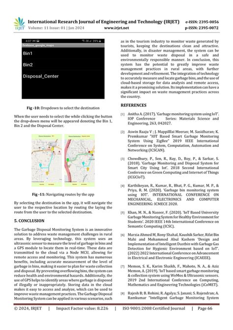 Garbage Disposal Monitoring System Pdf