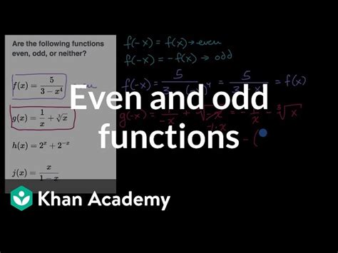 Odd And Even Functions Formula Discount