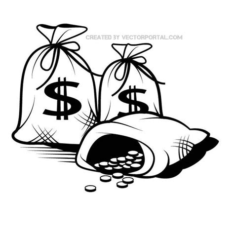 Money Bags Vector Graphics Ai Free Vector Download Vectorportal