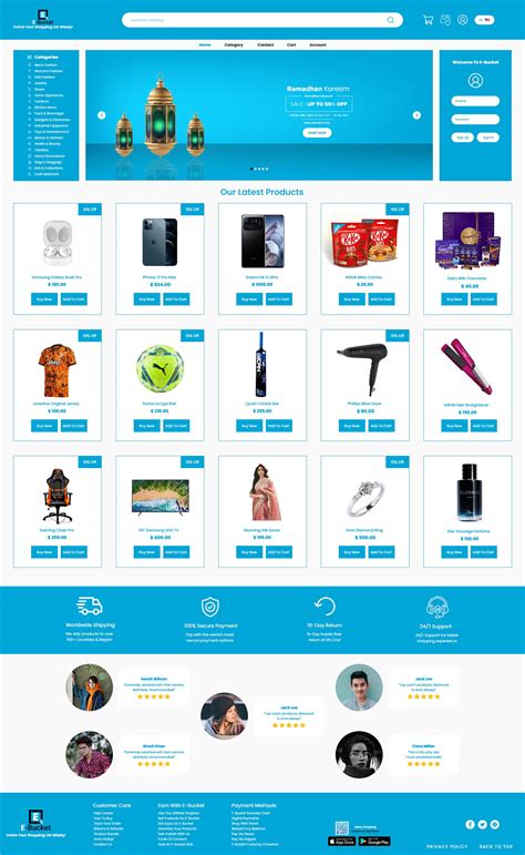 E Commerce Web Ui Behance