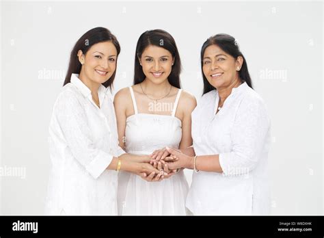 Three Generation Of Women Stock Photo Alamy